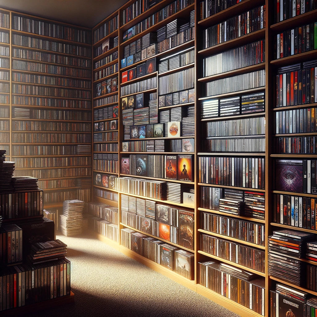 How to de-clutter my large CD and DVD collection | DVD Sleeves