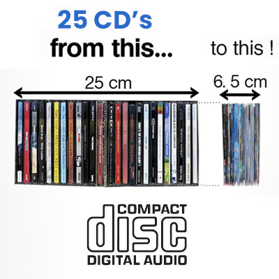 Space Saving Storage CDs DVDs BLURAY Vinyl | CD Sleeves | Disc Storage